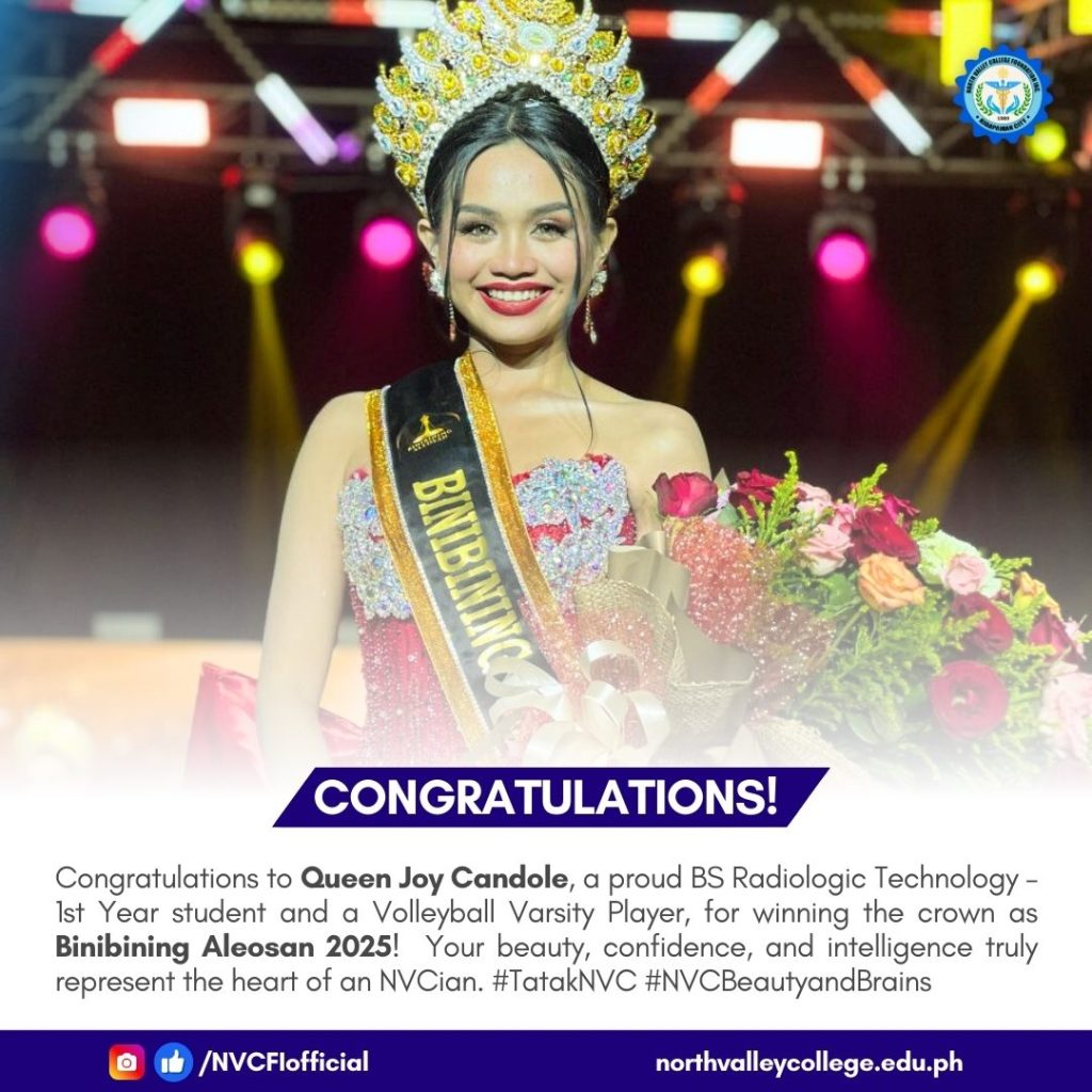 Congratulations to Queen Joy Candole our Binibining Aleosan 2025! – North Valley College